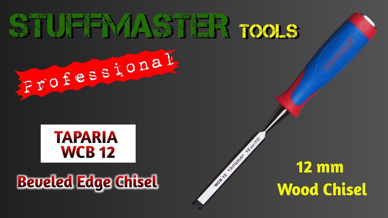 Taparia WCB 12 | Wood Chisel | Beveled Edge Chisel - YouTube
