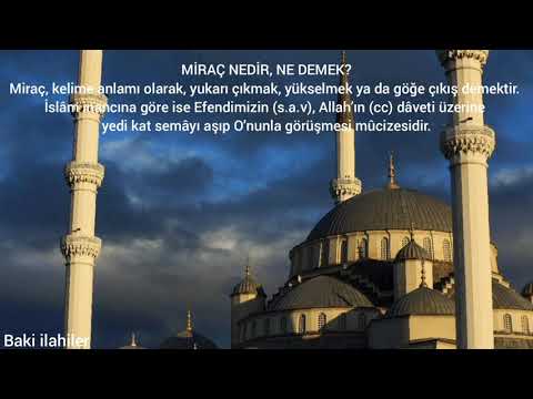Miraç kandiline özel kalplere Dokunan duygusal bir ilahi Son nefeste nasip et Yarabbim ilahisi