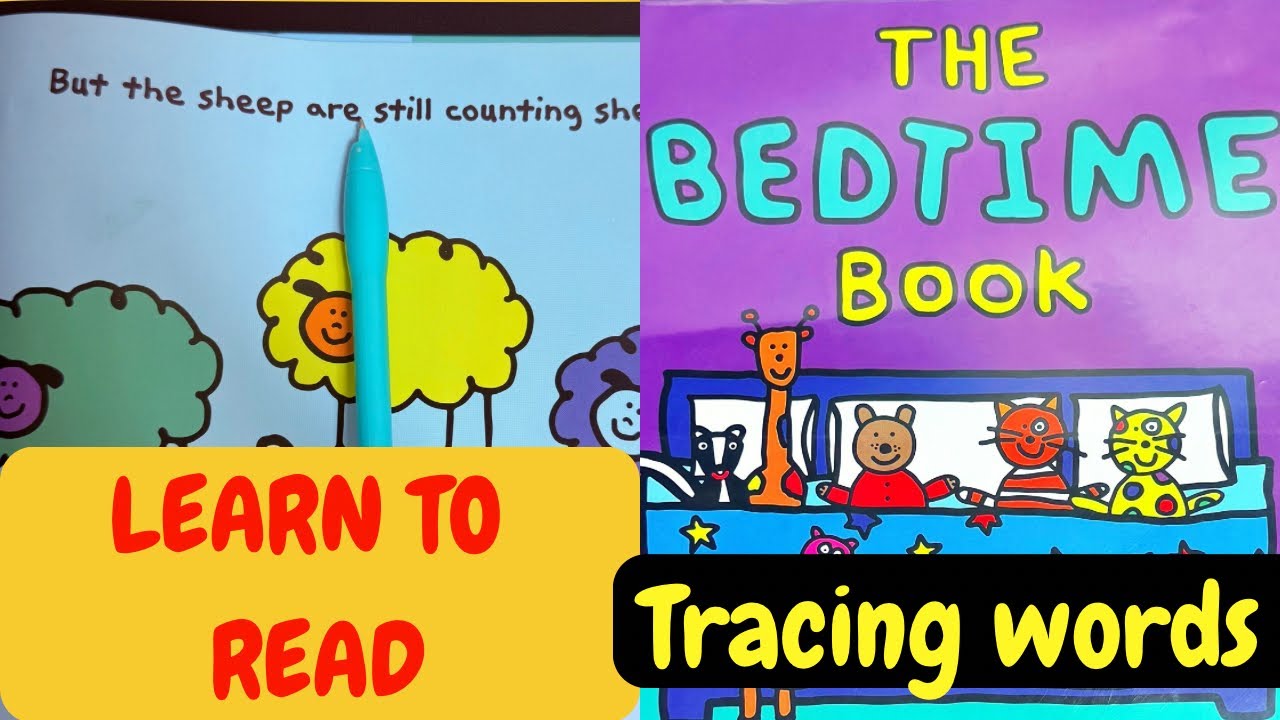 READ ALONG TRACING WORDS The Bedtime Book by Todd Parr - YouTube