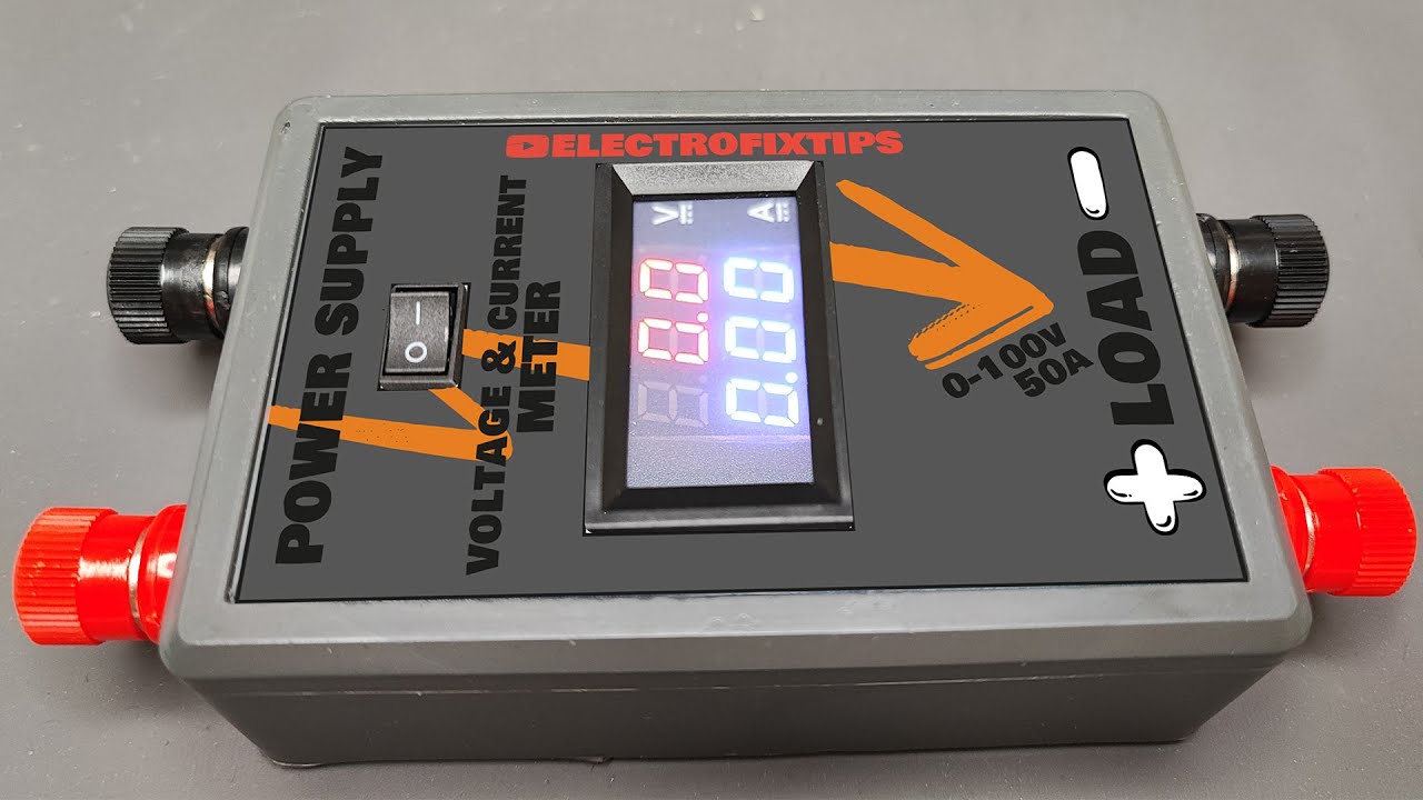 Measuring DC Voltage and Current 0-100V/50A ! - YouTube