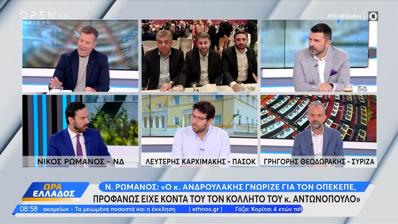 Πολιτική αντιπαράθεση Ρωμανού, Καρχιμάκη, Θεοδωράκη για τον ΟΠΕΚΕΠΕ ...