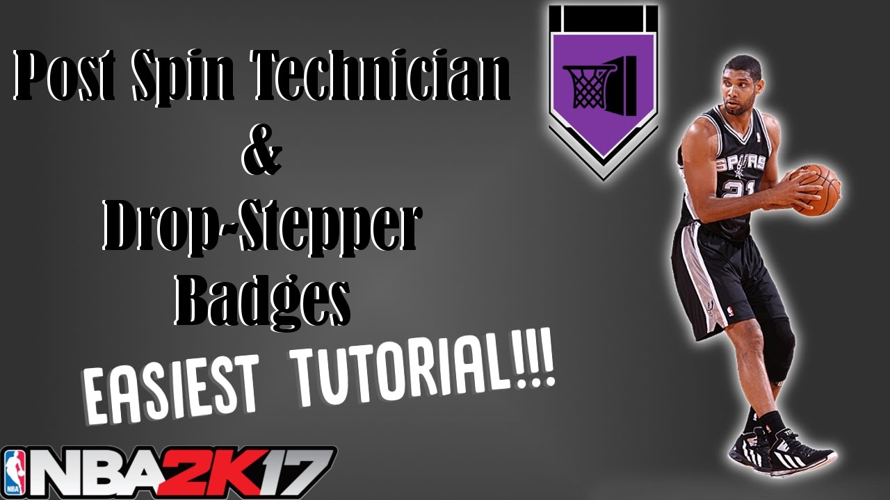 NBA 2K17: 100% Easiest Way to How to Get Post Spin Technician & Drop ...