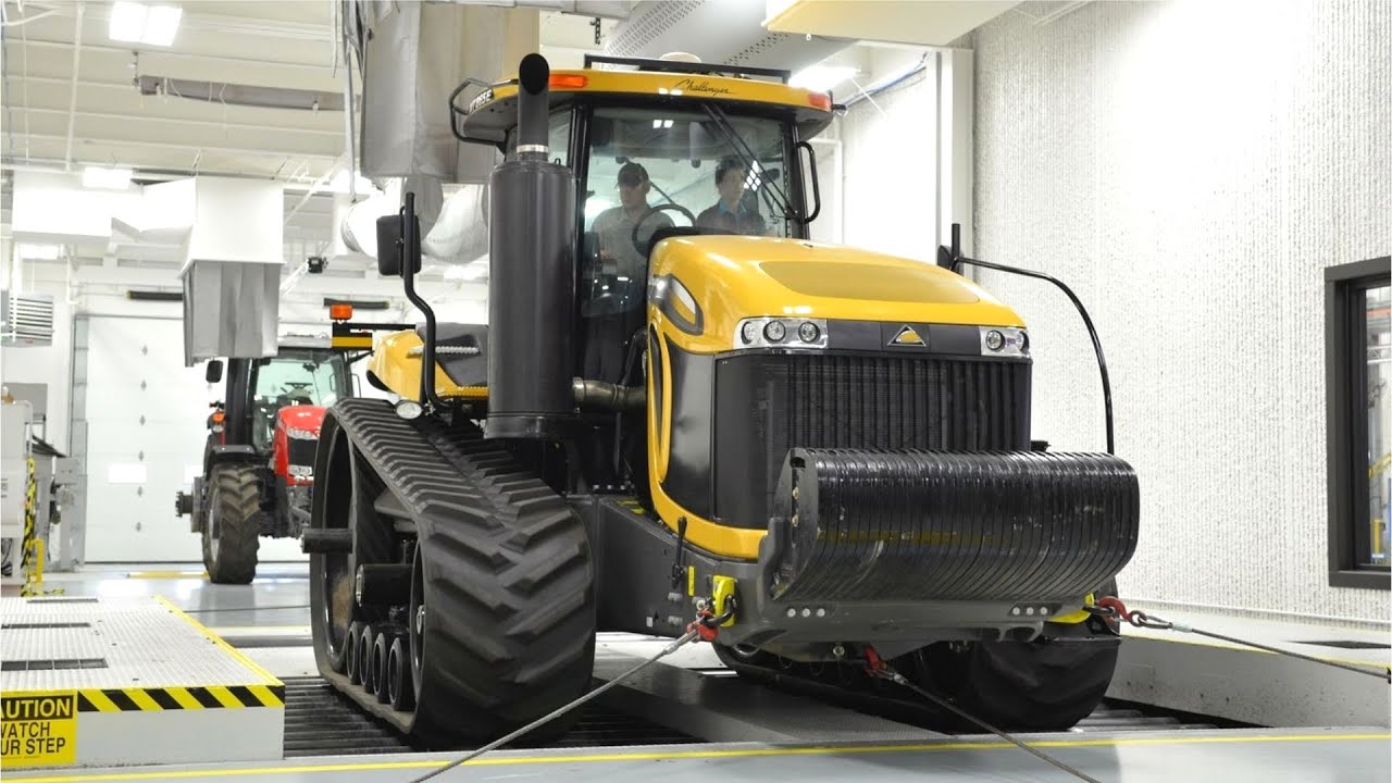 CAT Tractor Factory - Production Challenger tractors - YouTube