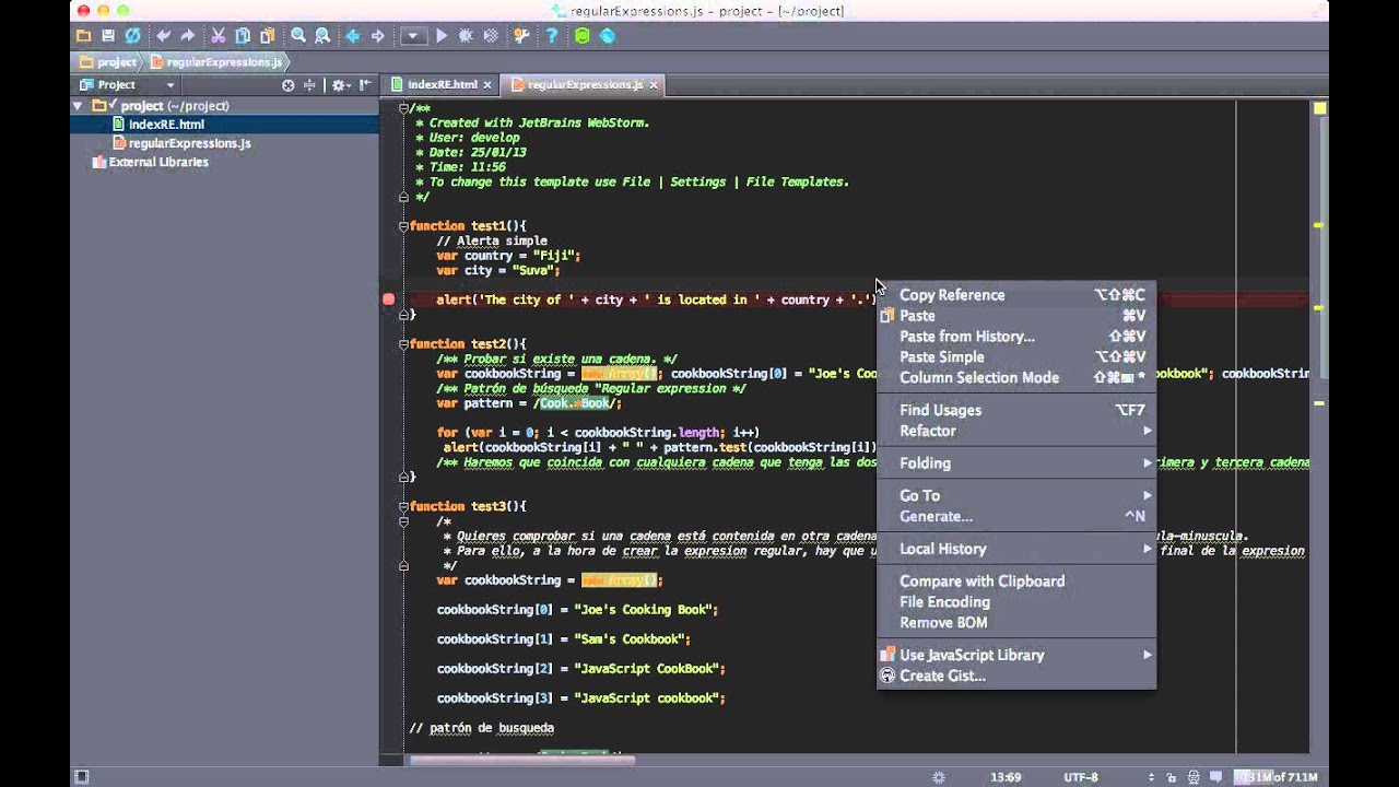 Debug en Webstorm para el lado del cliente - YouTube