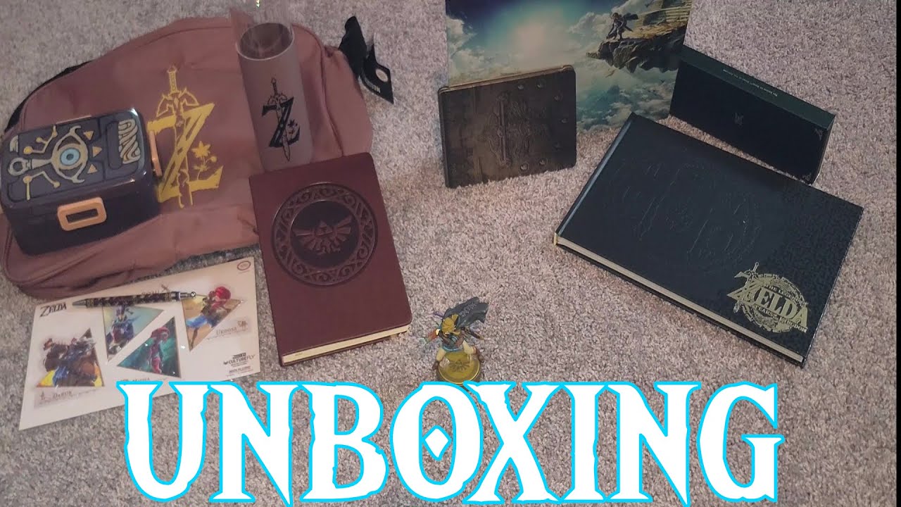 TOTK Collector's edition unboxing + more - YouTube