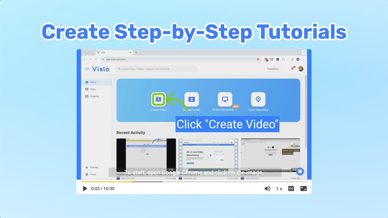 Visla's Step Recorder | Generate Step-by-Step Tutorials - YouTube
