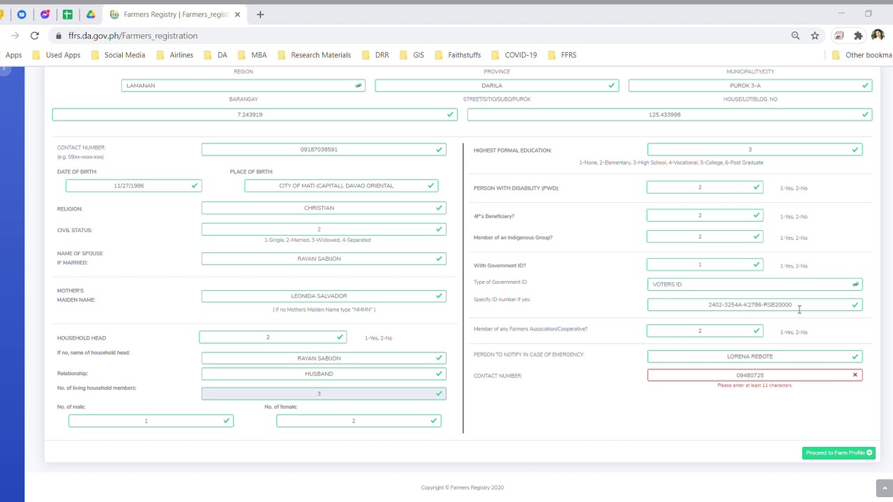 FFRS/RSBSA Encoding 6-minute Orientation - YouTube
