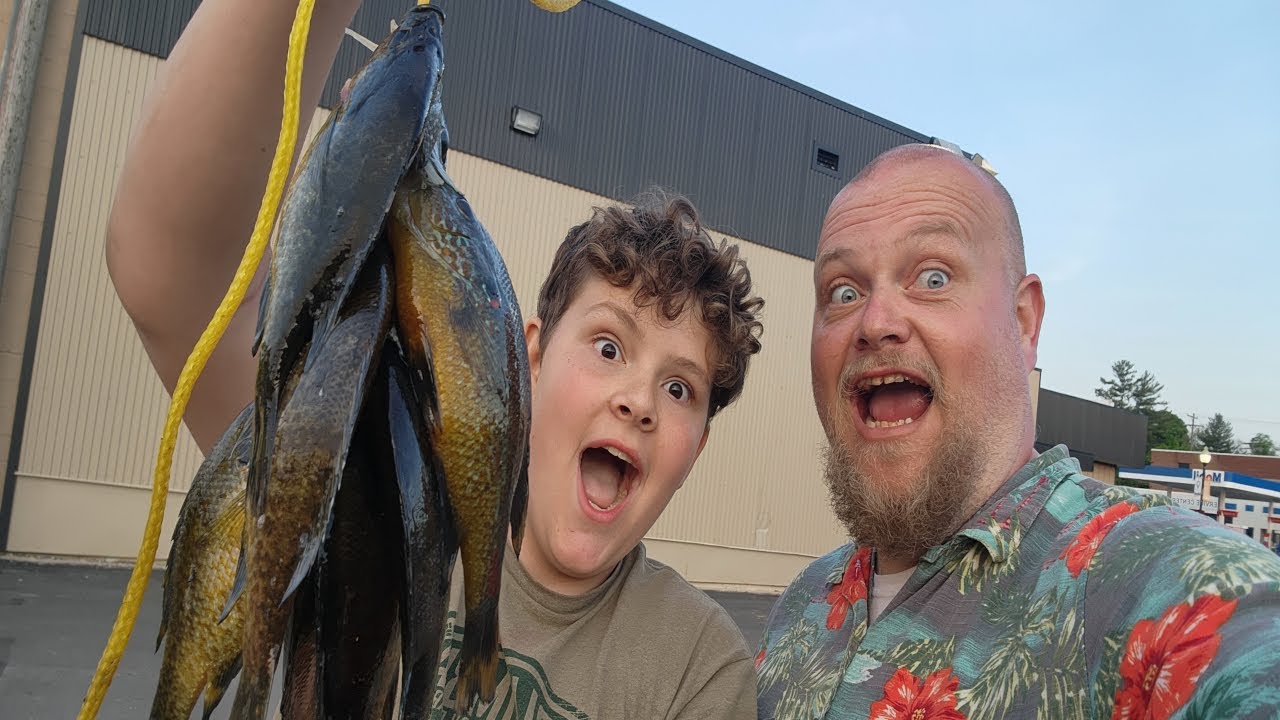 Father and Son Panfishing with a SUPRISE! - YouTube