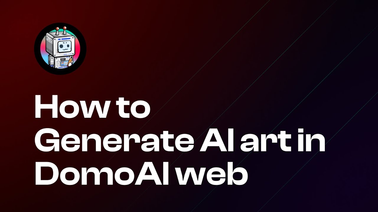 DomoAI 's Web Version Tutorials - Gen - YouTube