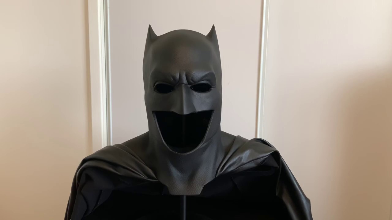 Batman BVS Cowl Review - YouTube