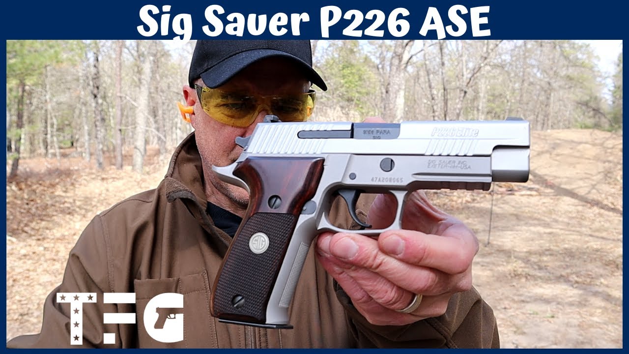 Sig Sauer P226 ASE (Alloy Stainless Elite) - TheFirearmGuy - YouTube