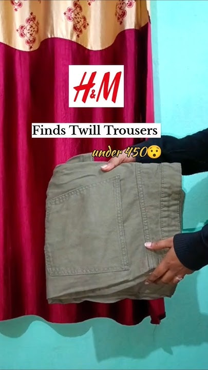 H&M 70% sale off finds Twill Trousers😍#youtubeshorts #ytshorts #hm #viralvideo #shortsvideo # ...