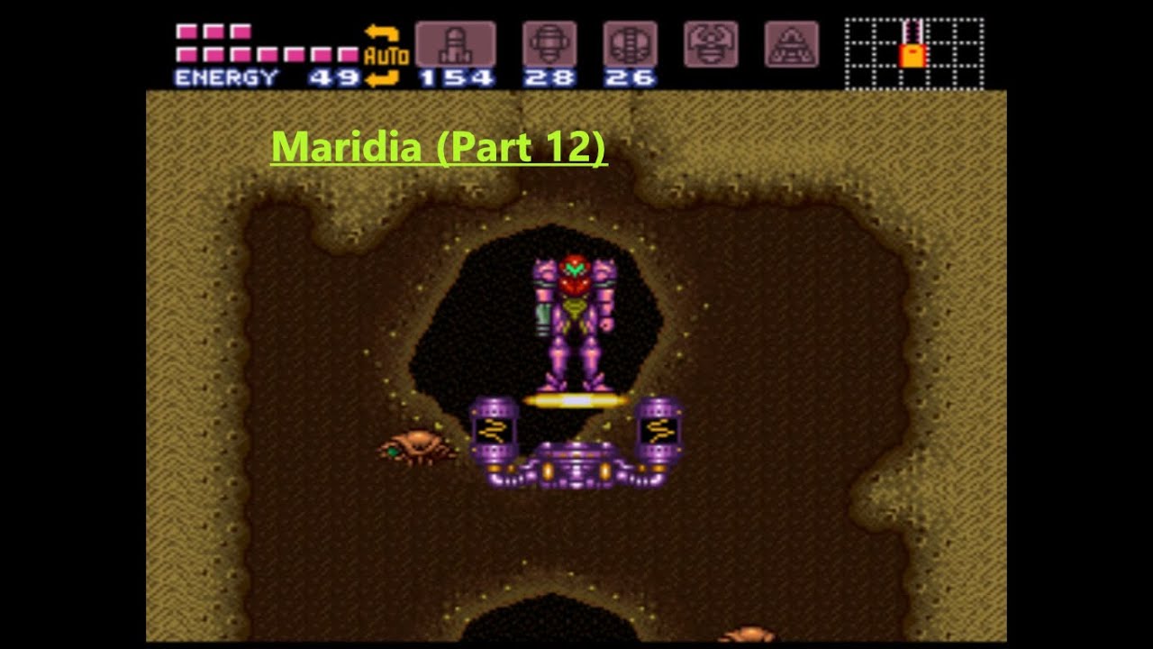 Super Metroid Walkthrough Maridia - Part 12 - YouTube