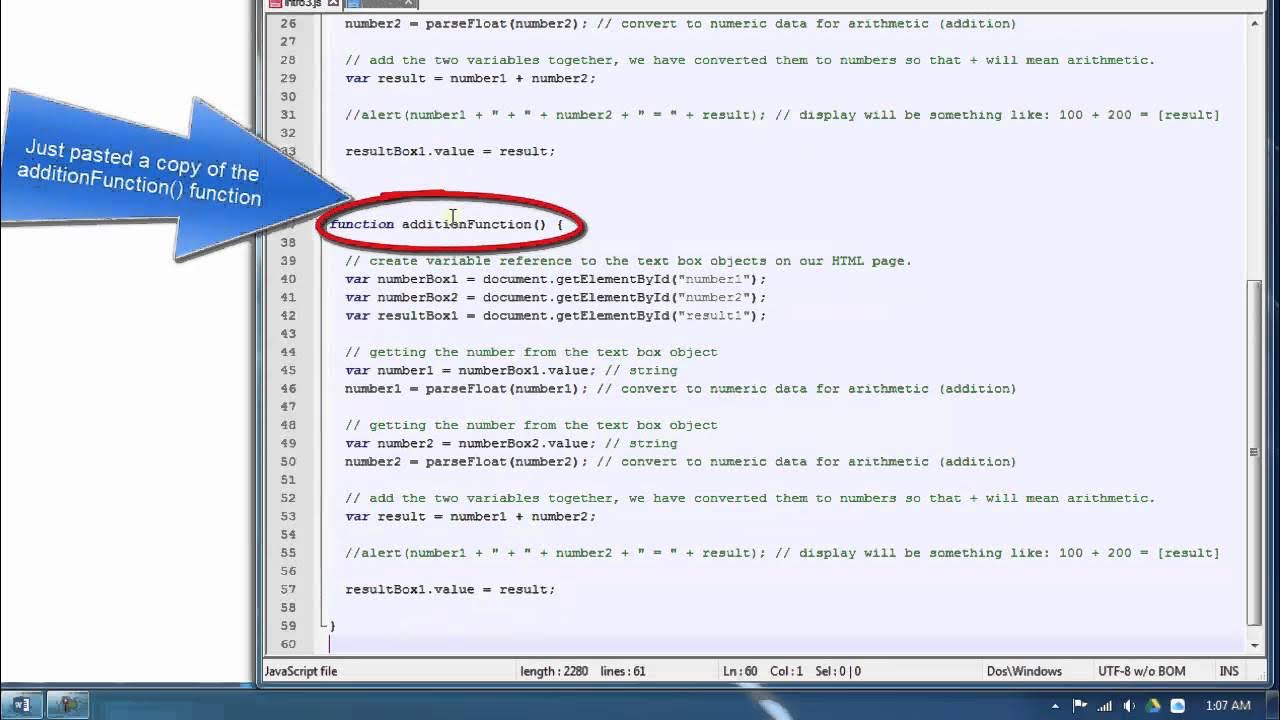 Javascript Basics Tutorial #4 - Very simple calculator - YouTube