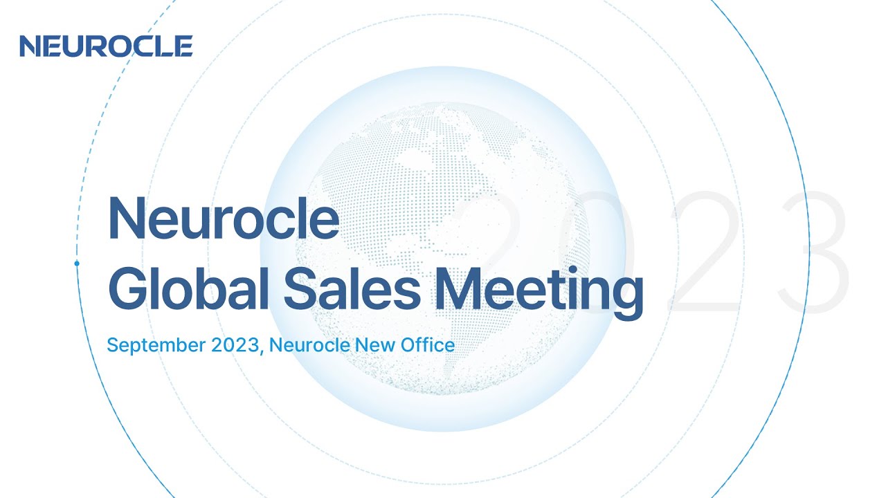 Neurocle Global Sales Meeting 2023 - YouTube