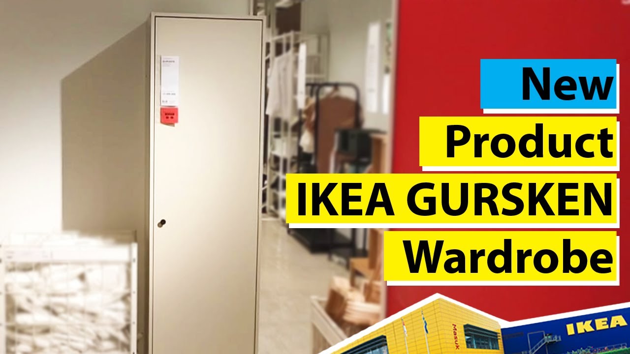 Lemari pakaian terbaru Ikea GURSKEN - YouTube