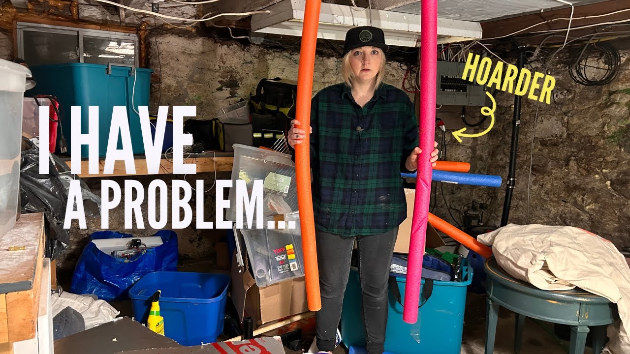 cleaning out my storage basement for the first time *Secret Hoarder ...