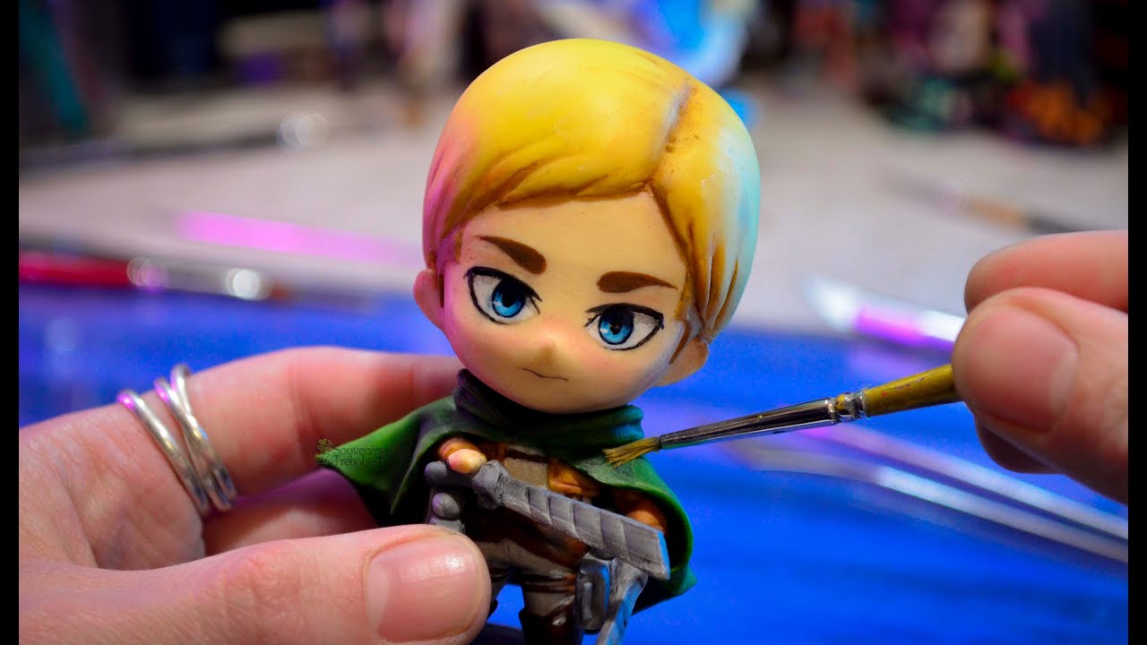 Como hacer Erwin Smith chibi - Attack on Titan - YouTube