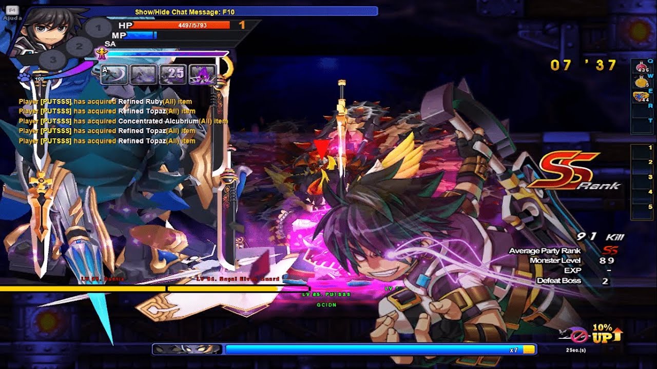 GP farm [800k] - Prime Knight [TA 130K] - Grand Chase Classic - YouTube