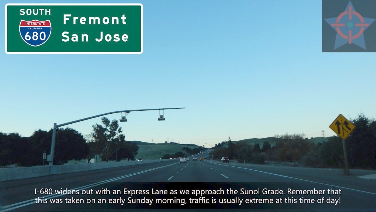 (S07 EP01) I-680 South, the Sunol Grade at Dawn - YouTube