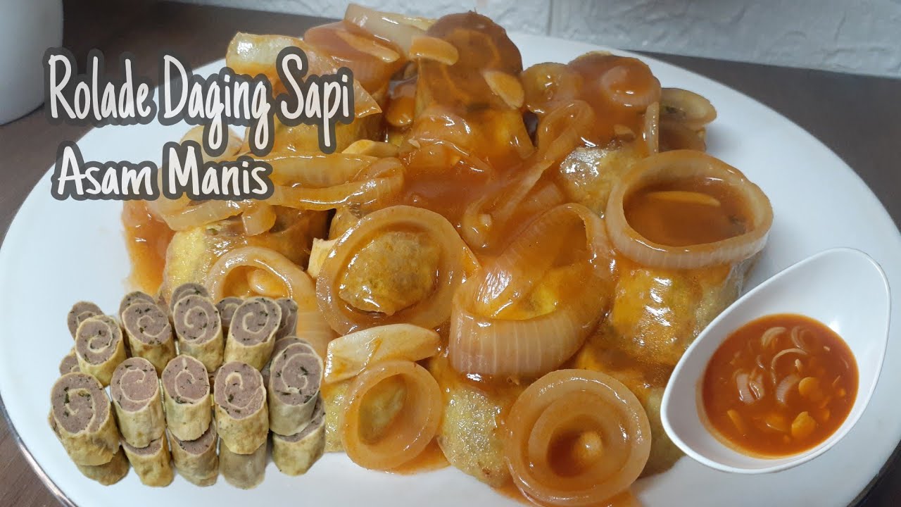 Resep Rolade Daging Sapi Asam Manis @DapurWildani - YouTube