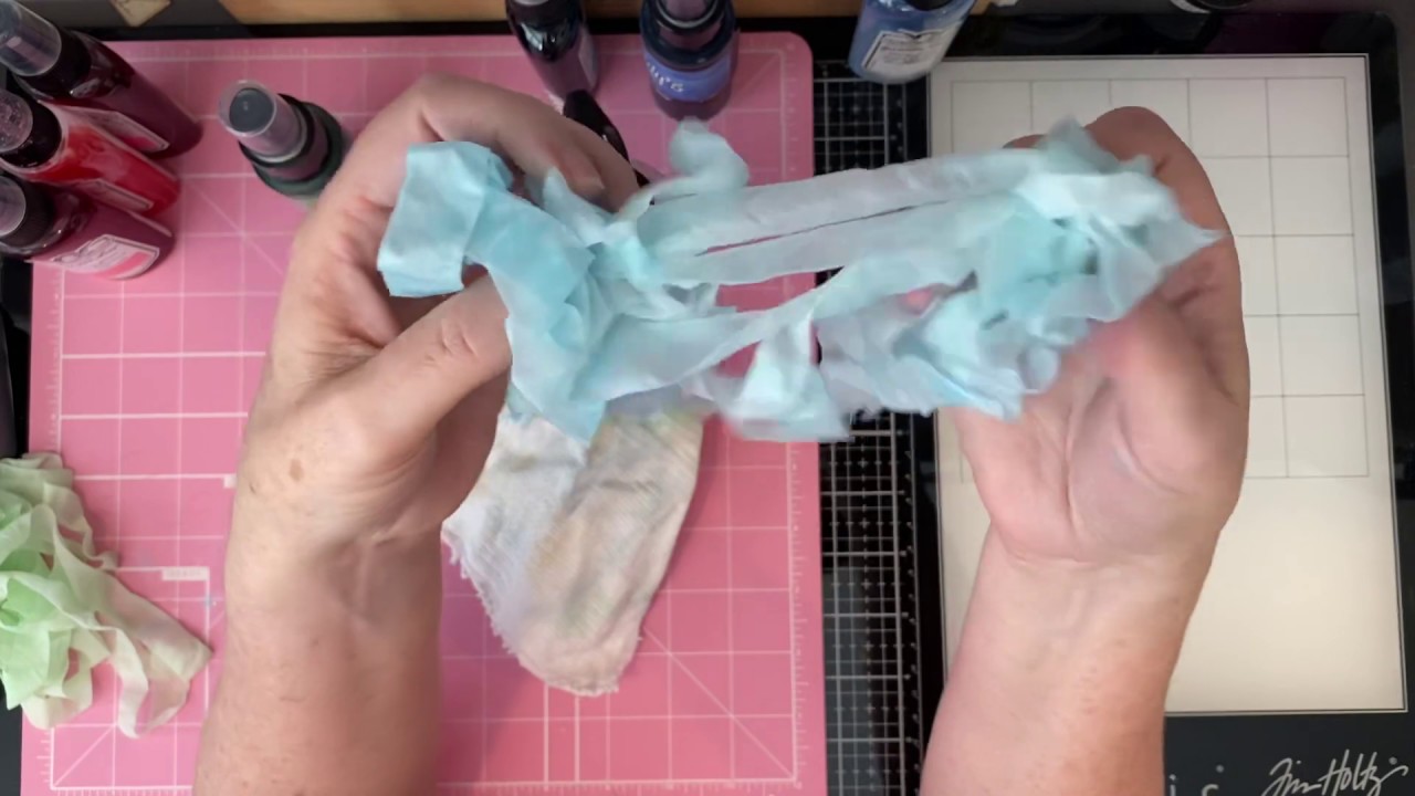 5 Envelope Journal Tutorial - Part 2; Dyeing Seam Binding and Tracing ...