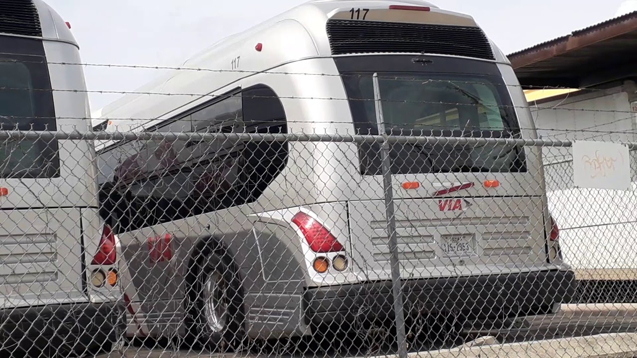 VIA Transit Proterra EcoRide BE35 in a bus graveyard - YouTube