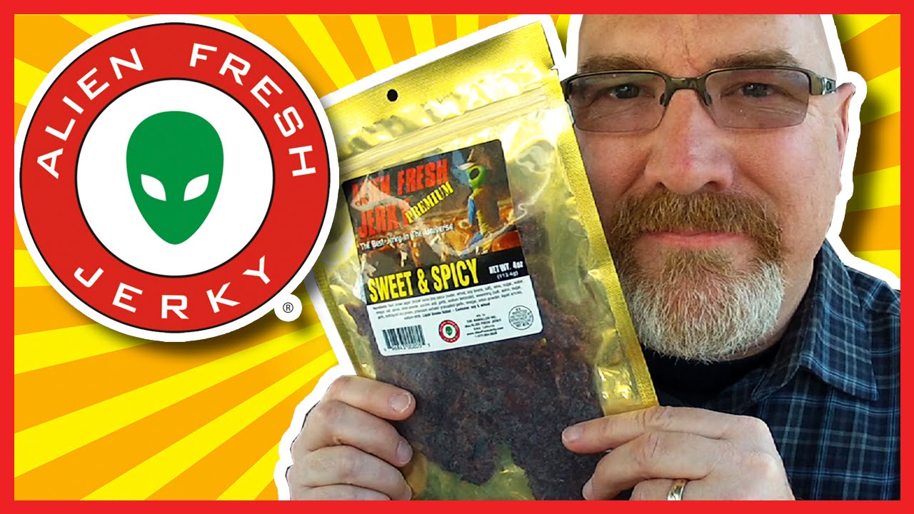 Alien Fresh Jerky - Sweet & Spicy Review - YouTube