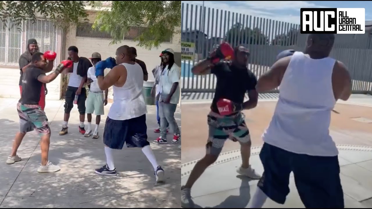 Crip Mac Fights Bounty Hunter Blood Dazsy Caine In Nickerson Gardens ...