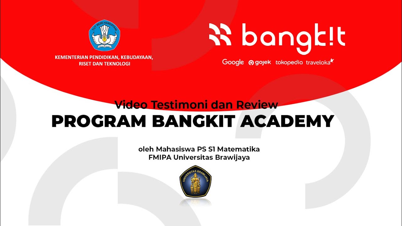 Testimoni Program Bangkit Academy 2021 - YouTube