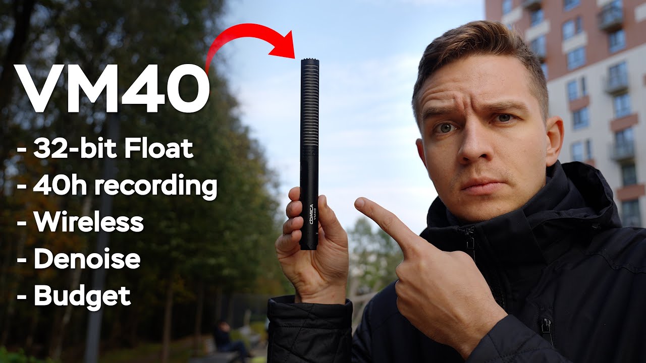 Wireless Shotgun Mic with 32-bit Float! Comica VM40 Review - YouTube