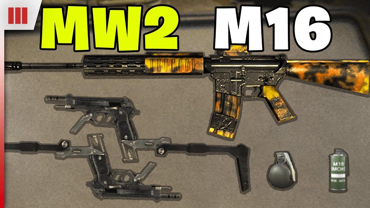 THE OG MW2 M16 Holographic Setup in MW3 - YouTube