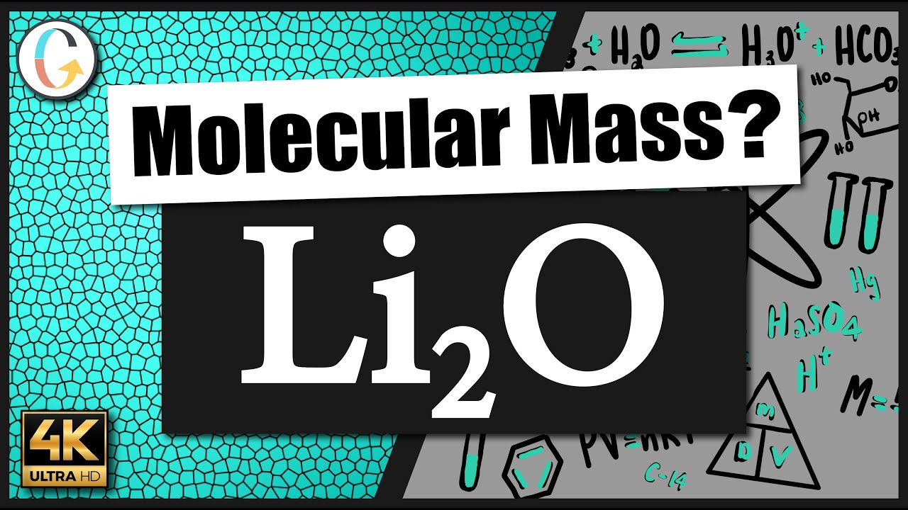 How to find the molecular mass of Li2O (Lithium Oxide) - YouTube