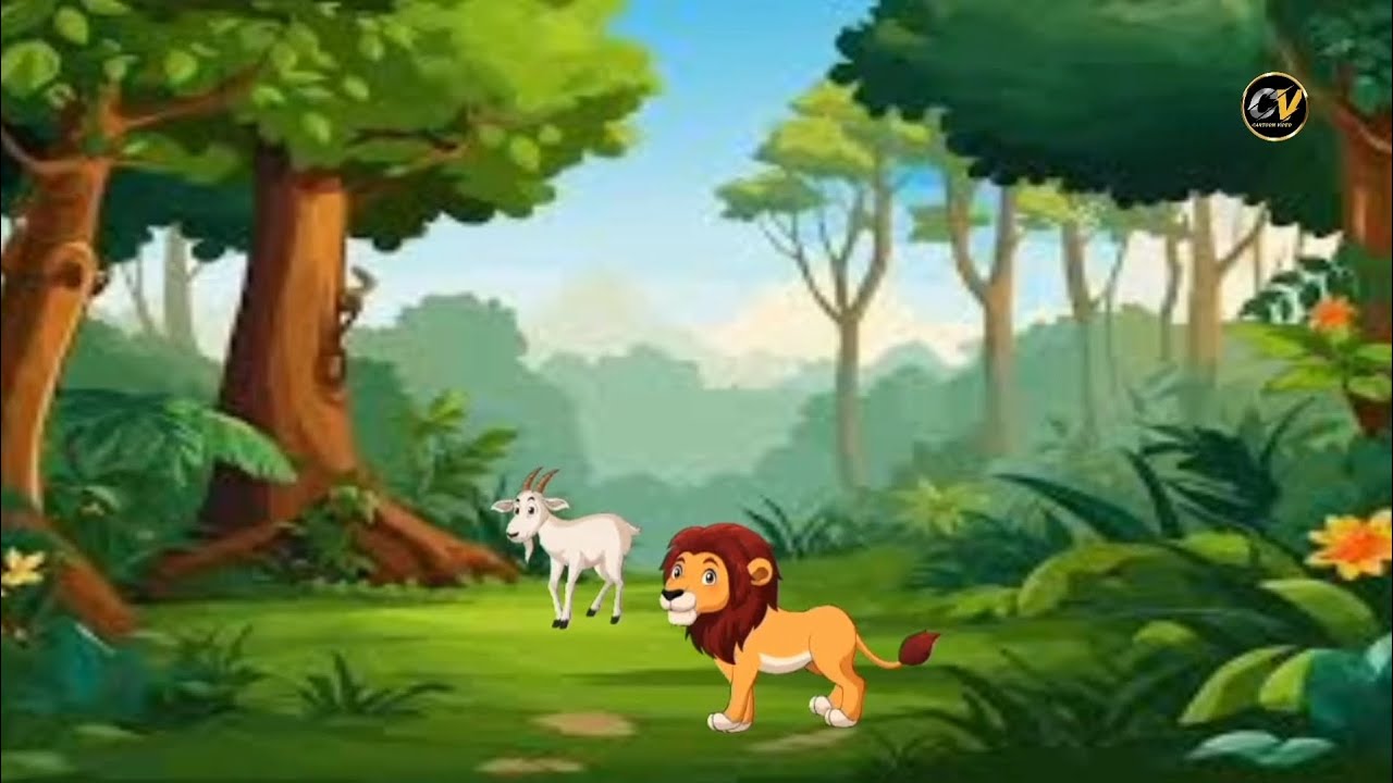 शेर और बकरी की कहानी ll @Cartoon_video42 ll Moral Video ll Funny video ...