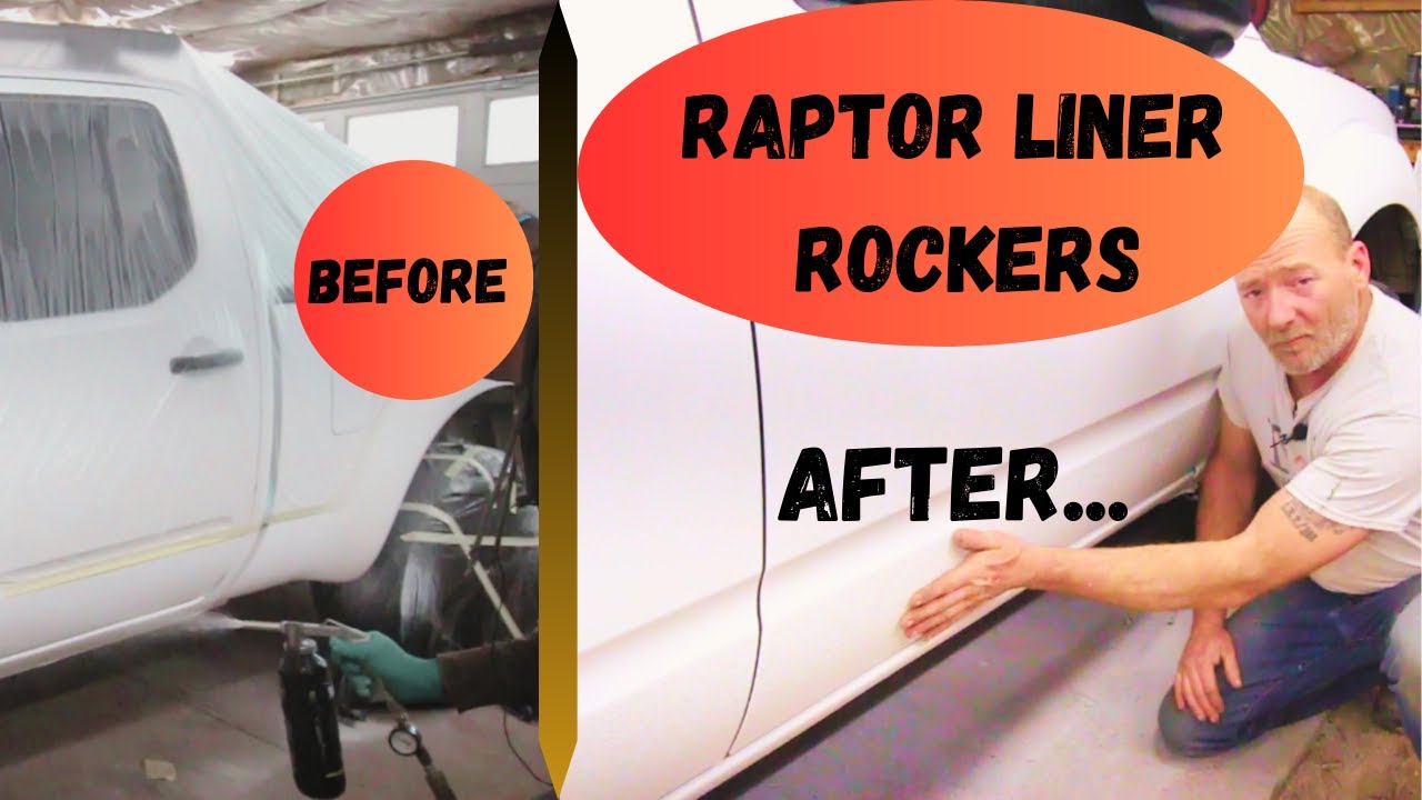 Raptor Liner Sprayed Rocker Panels and Wheel Wells. Turned out decent ...