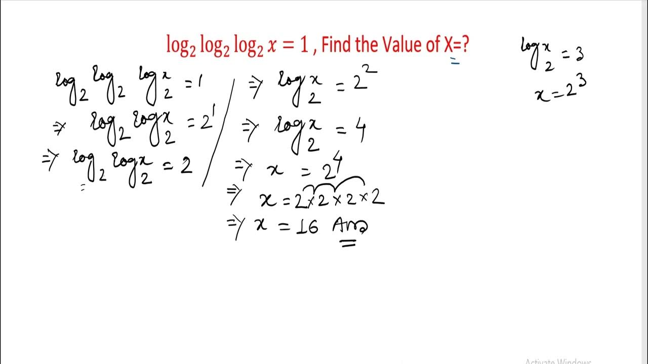 Logarithm class 9 in bengali || Class ix log math Part 6 - YouTube