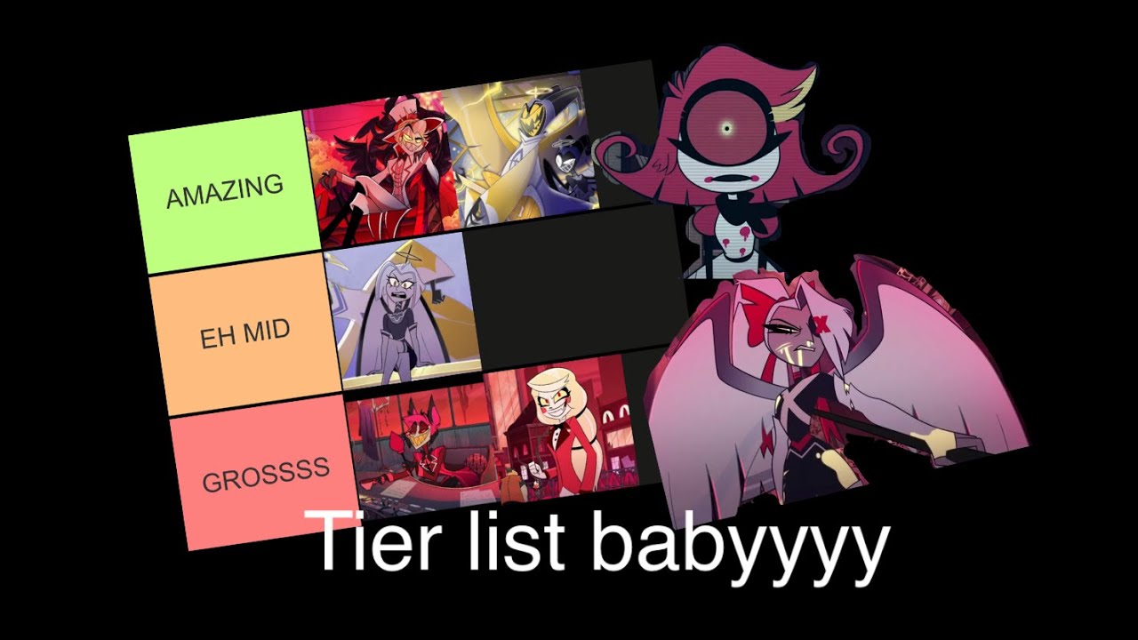Trying to rank the characters in Hazbin Hotel ~ ooof - YouTube