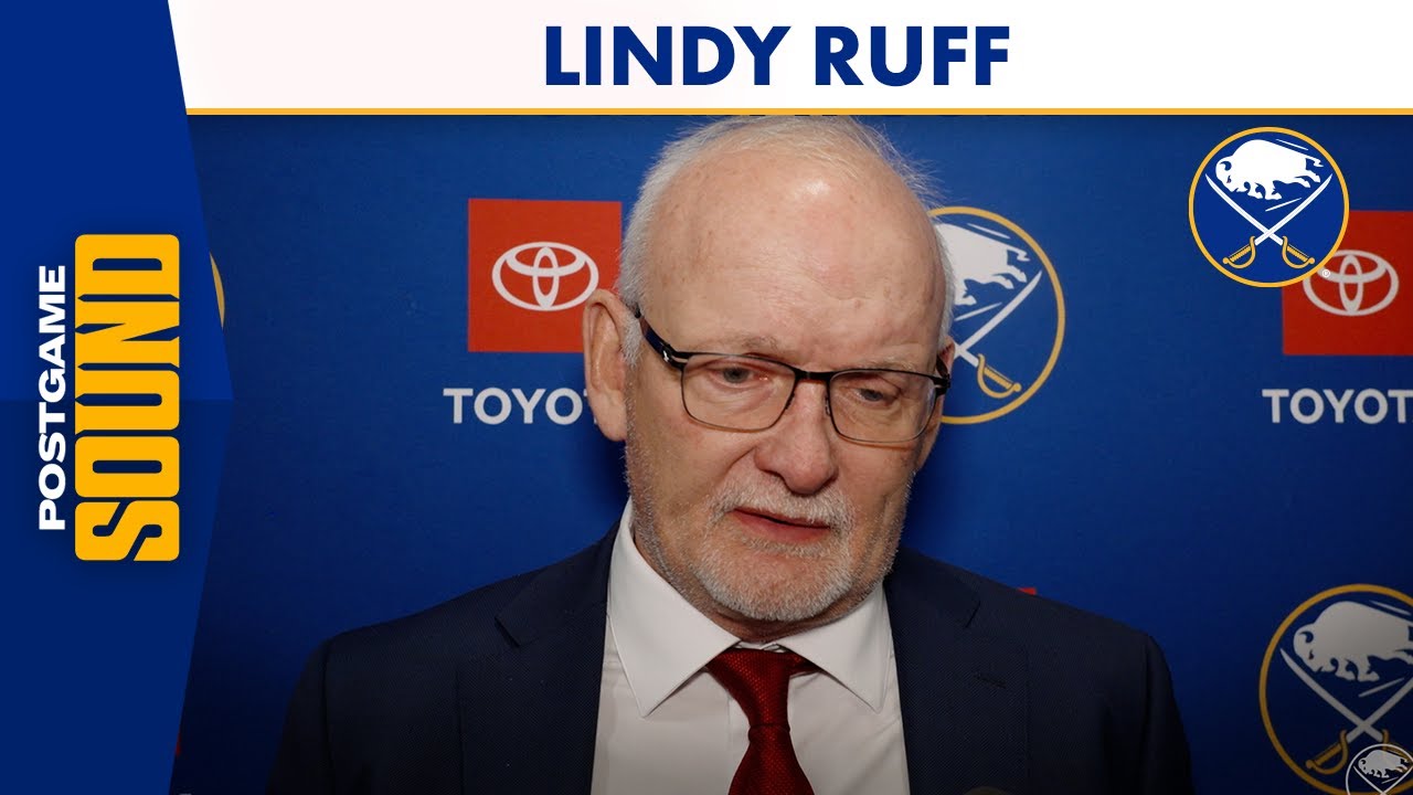 "Find Ways To Win" | Buffalo Sabres Coach Lindy Ruff After Overtime Win ...