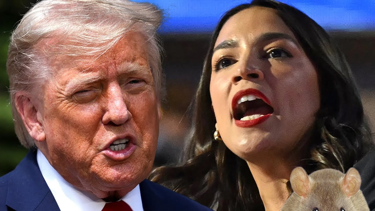 President Trump vs AOC: Heated Exchange on Social Media - YouTube