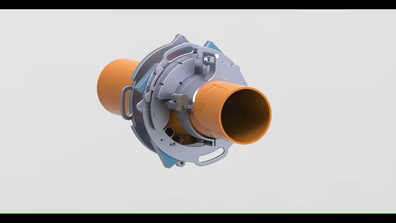 PIPELINE FLANGE BOLTS TIGHTENING ROBOT video 1 - YouTube