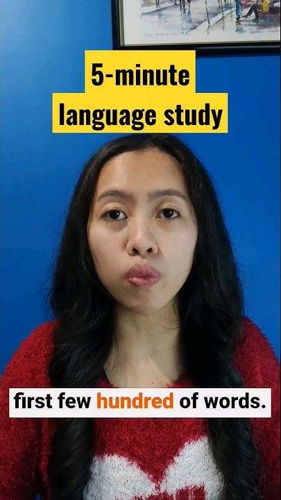 5-minute language study (the only thing you need to start learning languages) - YouTube