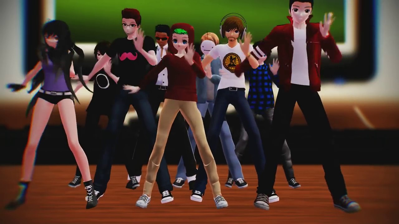 (Youtuber MMD) Follow The Leader - YouTube