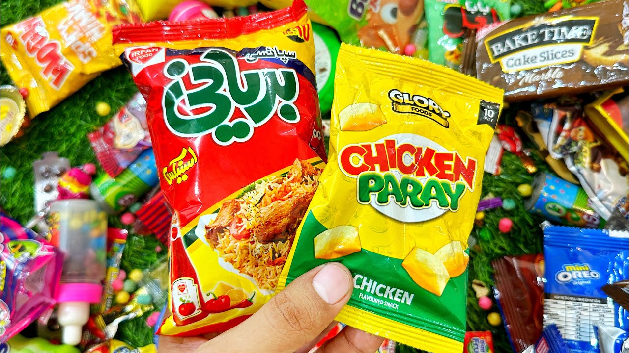 Cute Salty Snacks | Yummy Rainbow Candies and Lollipops Unpacking ...