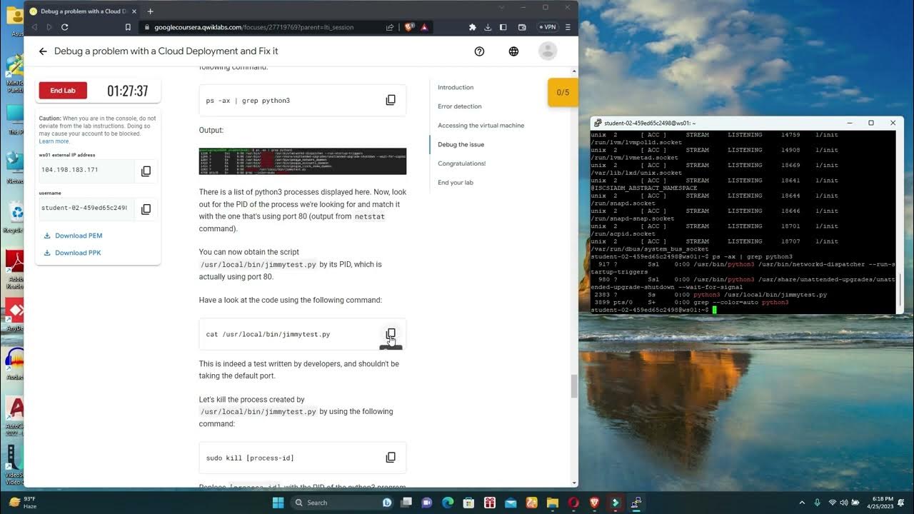 Qwiklabs Assessment Debugging Cloud Deployment By Coursera Youtube