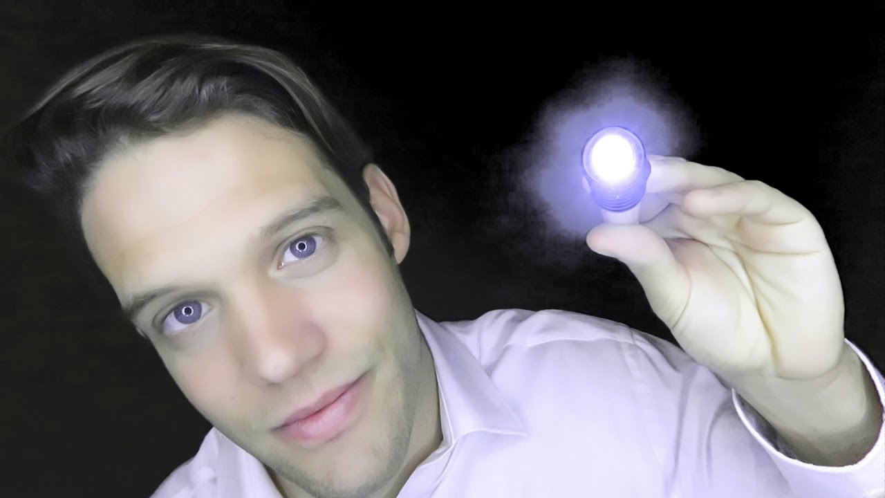 ASMR Light Trigger Hypnosis Psychologist Role Play w/ Close Whispers ...