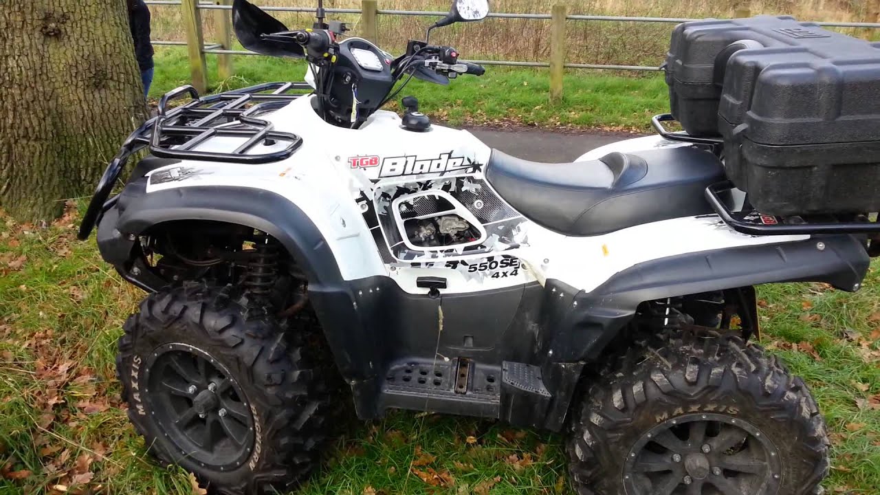 TGB Blade 550 Road Legal Quad 4x4 ATV With Winch, Top Box And Tow Ball ...