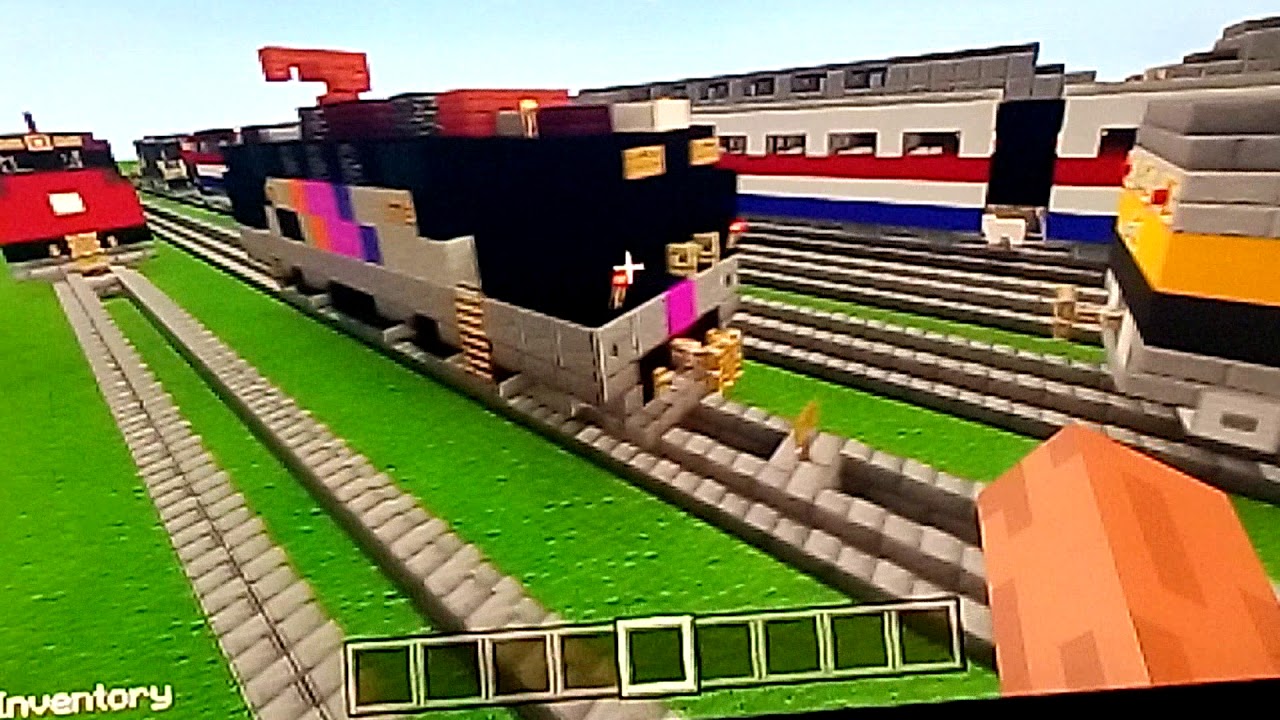 Reviewing New Jersey Transit ALP-44 train in Minecraft - YouTube