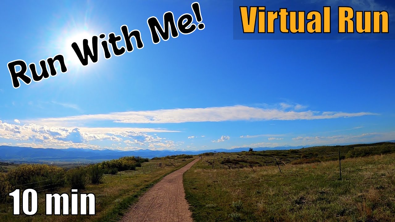 Virtual Running Video for Treadmill Colorado Mountain 🏔️ Skyline ...