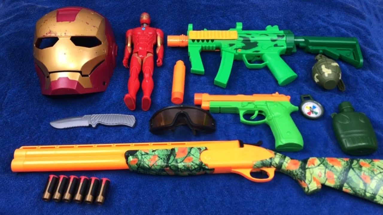 Battle Toys: Ironman Toy Guns Box of Toys Toy Weapons - YouTube