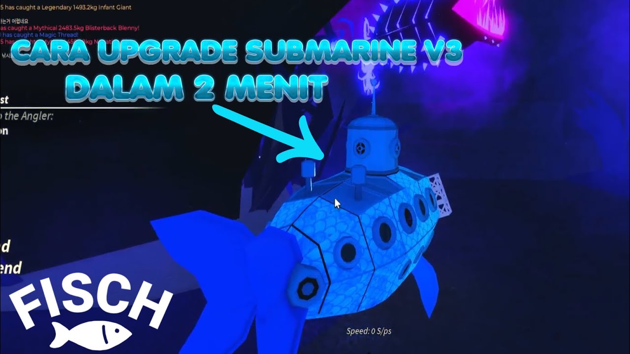 CARA UPGRADE SUBMARINE V3 FISCH | FISCH ROBLOX - YouTube